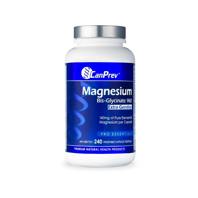 CanPrev, Magnesium Bis-Glycinate, 140 Extra Gentle, 240 Vegetable Caps ...